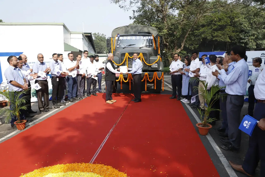 TASL Launches TATA SD1015 4x4 Artillery Tractors for Indian Armed ...