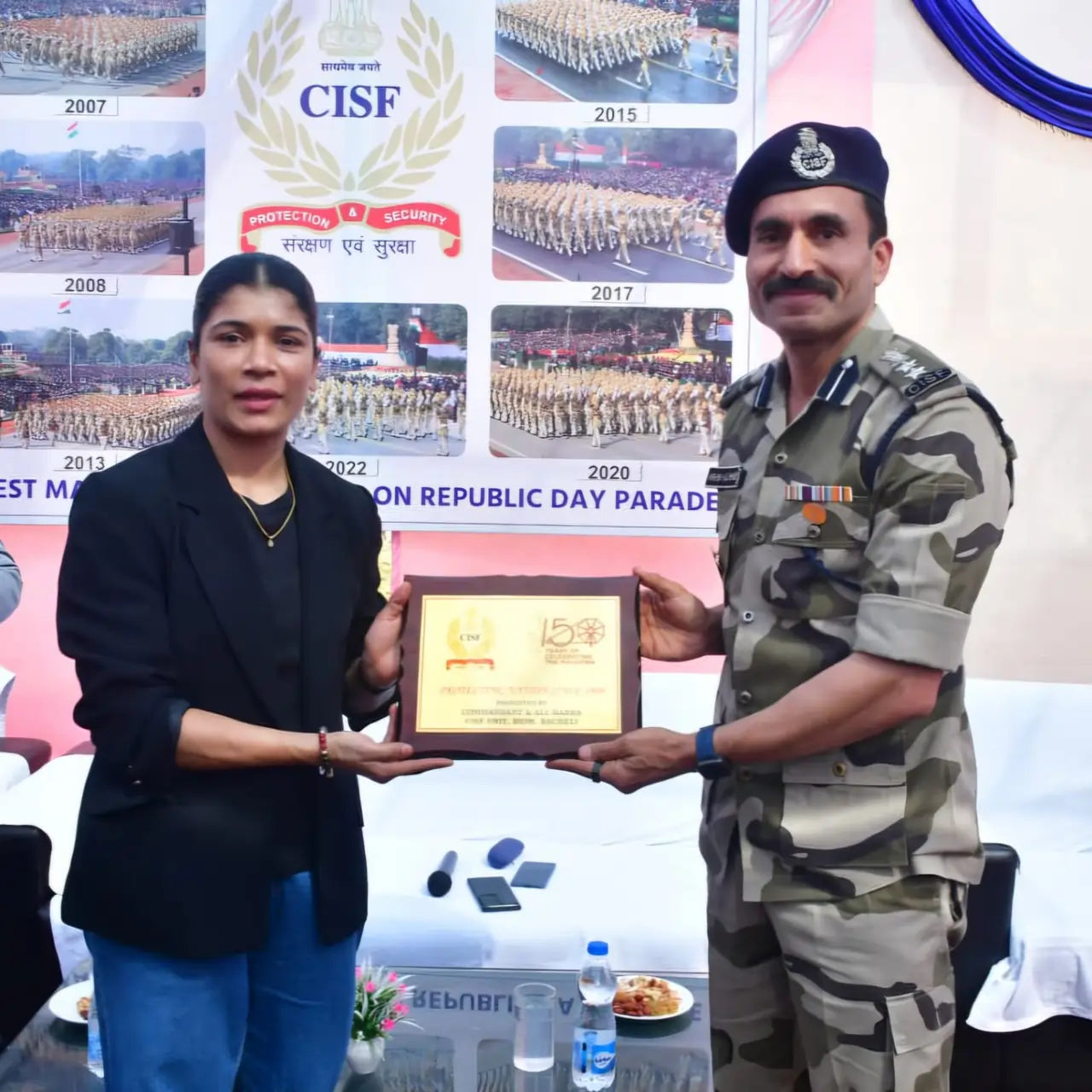 Nikhat Zareen Motivates CISF Personnel with Inspiring Session at BIOM ...