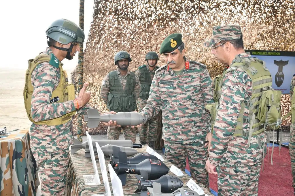 Lt Gen Rajesh Pushkar Evaluates Kharga Sappers' Operational Preparedness