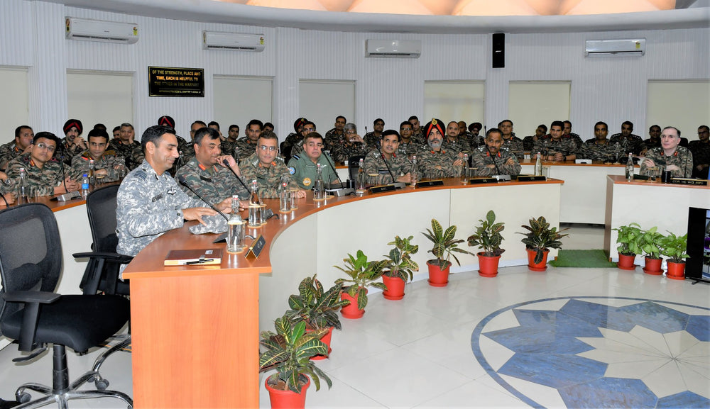 Senior Indian Military Officers Receive Joint Operations Training at ...