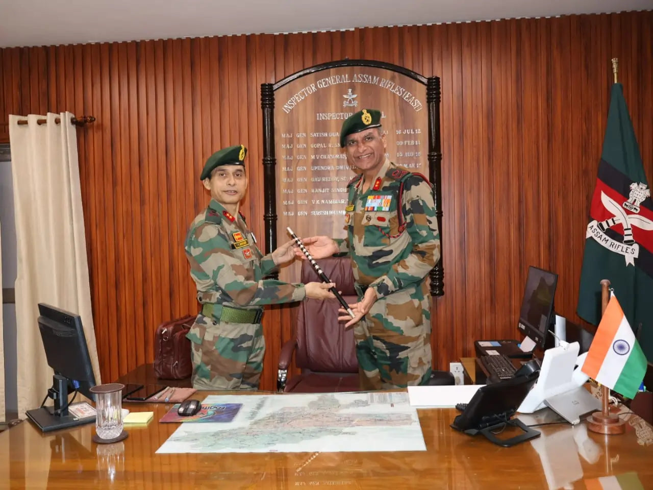 Major General Inderjit Singh Bhinder Takes Command as Inspector General ...