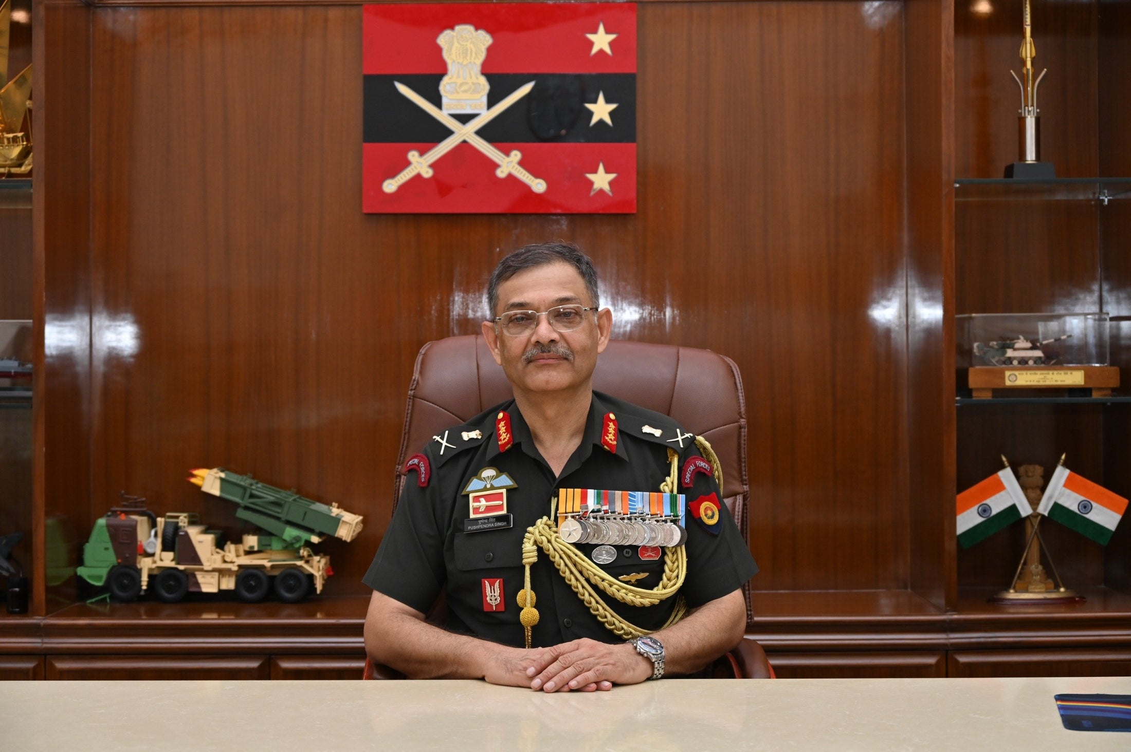 Lieutenant General Pushpendra Singh Assumes Role as Vice Chief of Indian Army