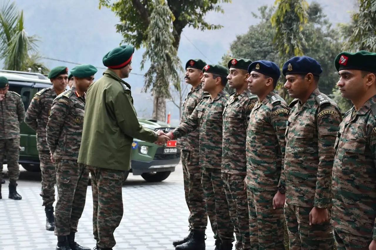 Maj Gen IS Gill Assesses Operational Readiness and Infrastructure in ...