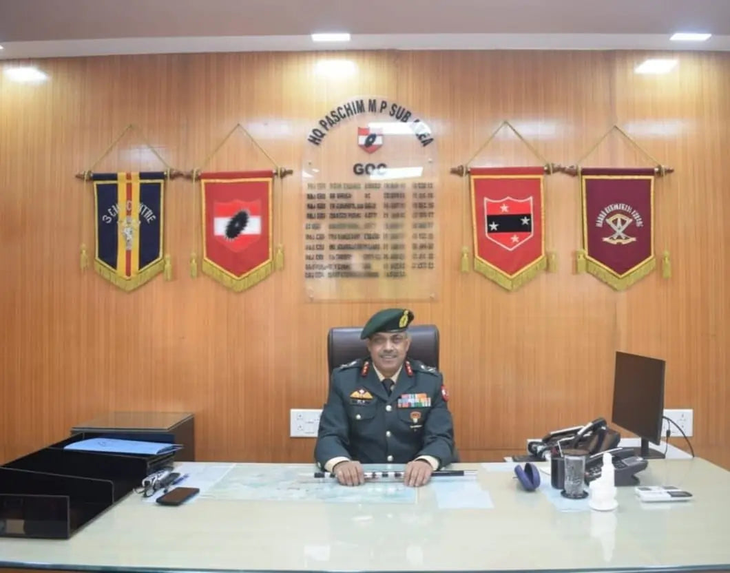 Major General Vikas Lal Takes Command of Paschim Madhya Pradesh Sub Area