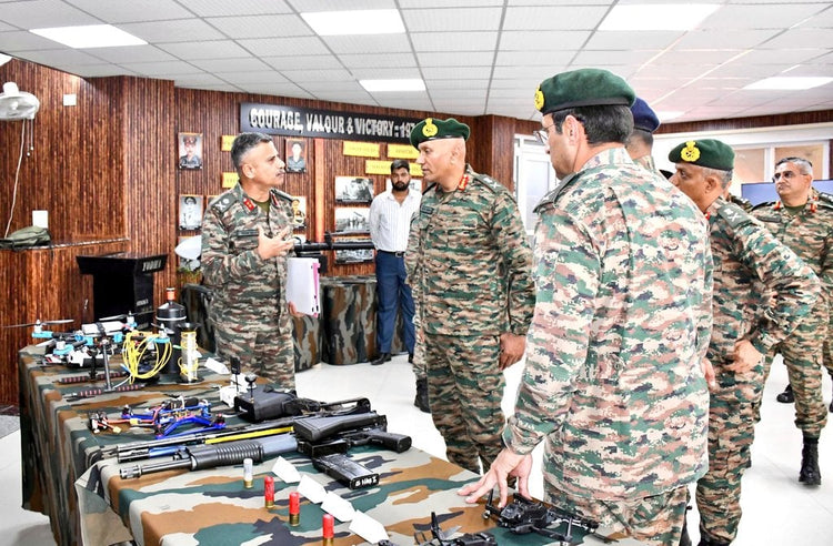 Lt Gen Pratik Sharma Assesses Readiness of Strike One Formation Amid ...