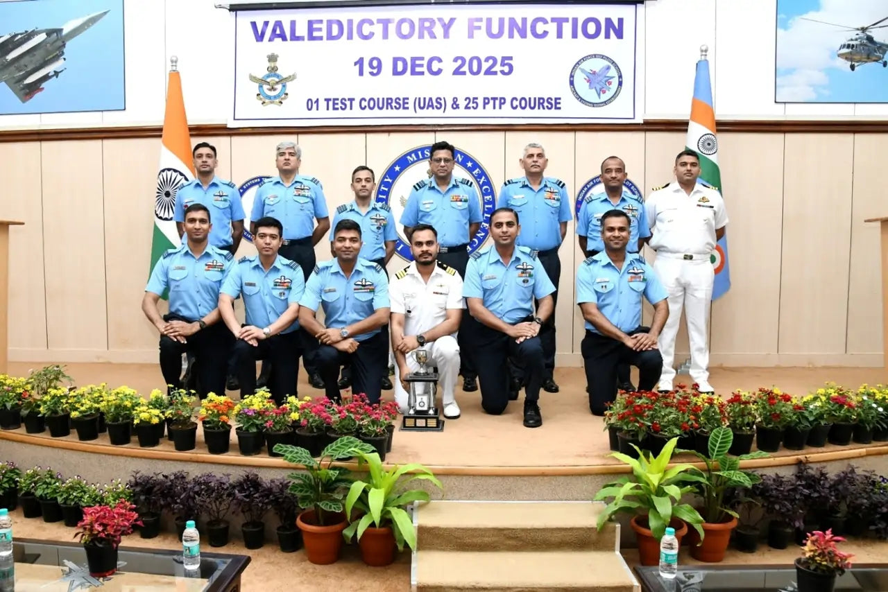 Valedictory Ceremony Held for 1st UAS and 25th Test Pilots Courses at ...