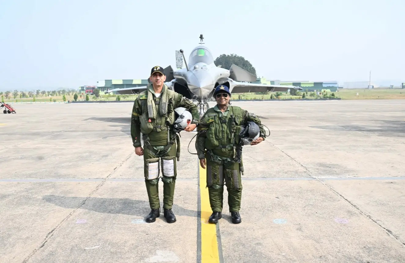 President Murmu's Historic Rafale Sortie Led by Group Captain Gehani at ...