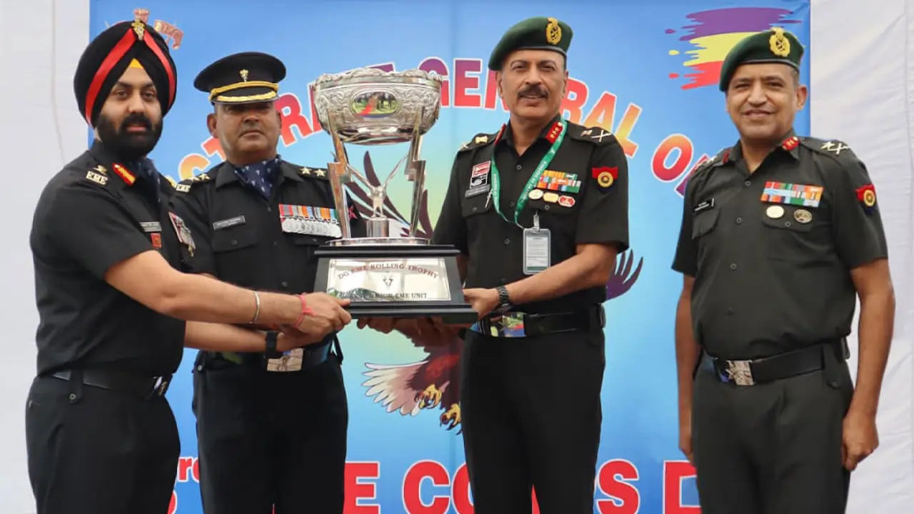 Vajr Eagles Awarded DG EME Rolling Trophy 2025 for Excellence in the ...