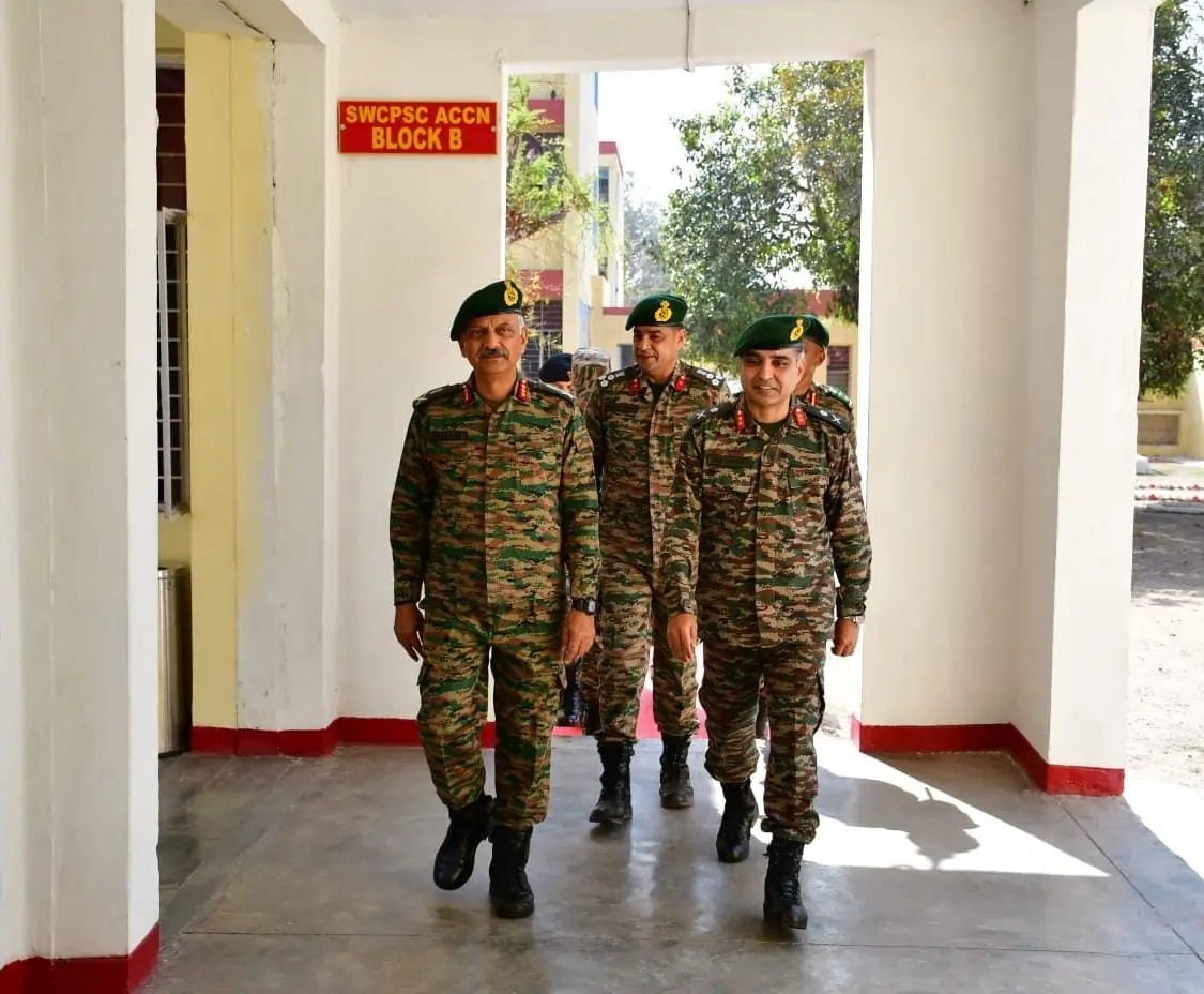 Lt Gen P S Shekhawat's Visit to Elevate Professional Military Education ...